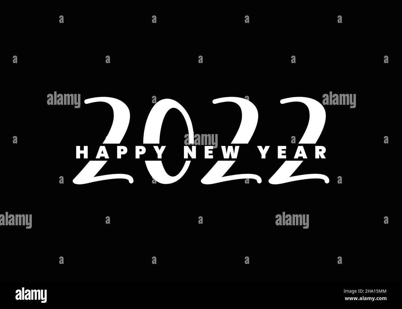 Happy New Year 2022 Stock Vector Image & Art - Alamy