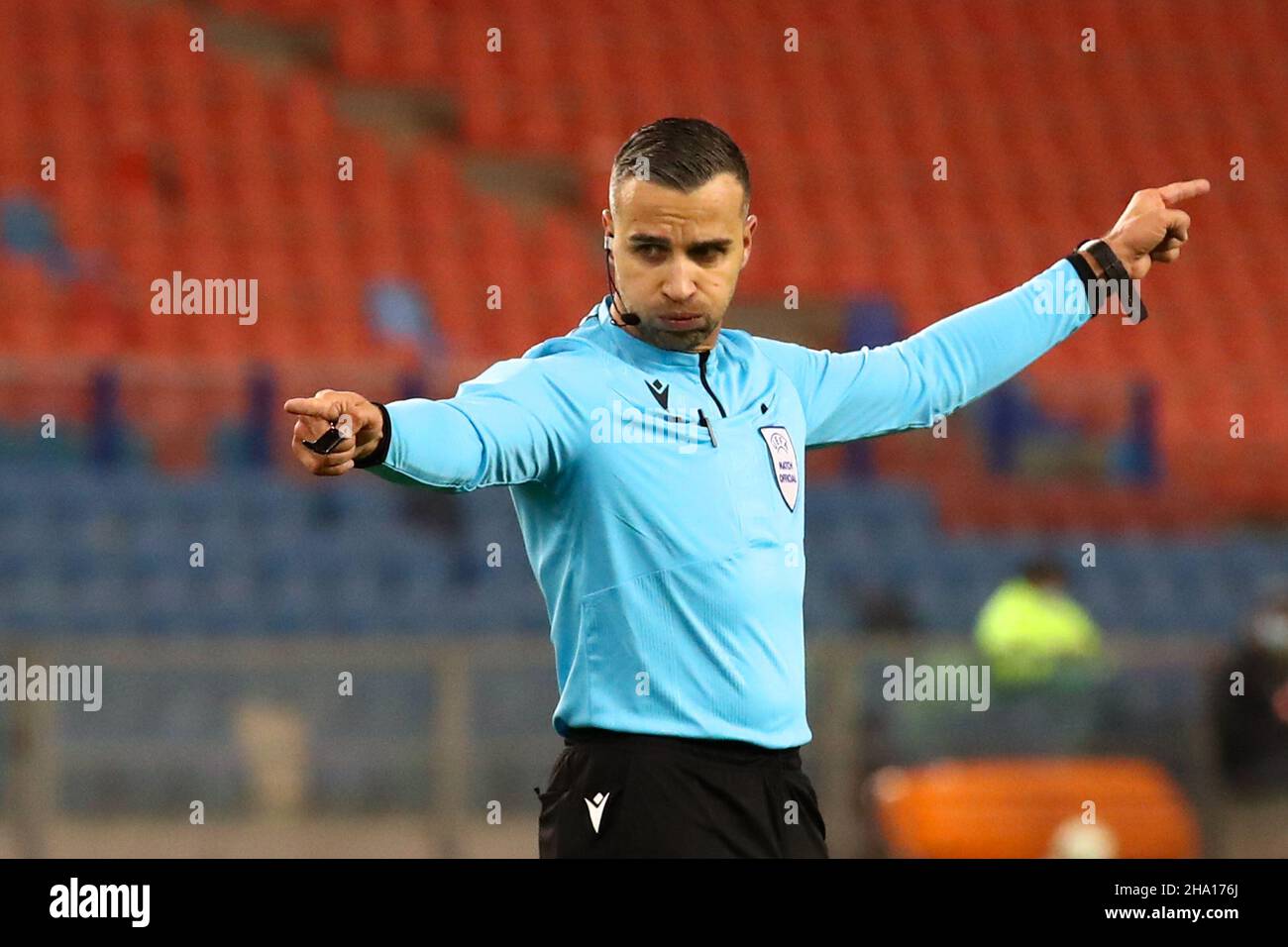 ARNHEM, NETHERLANDS - DECEMBER 9: Referee Filip Glova during the UEFA ...