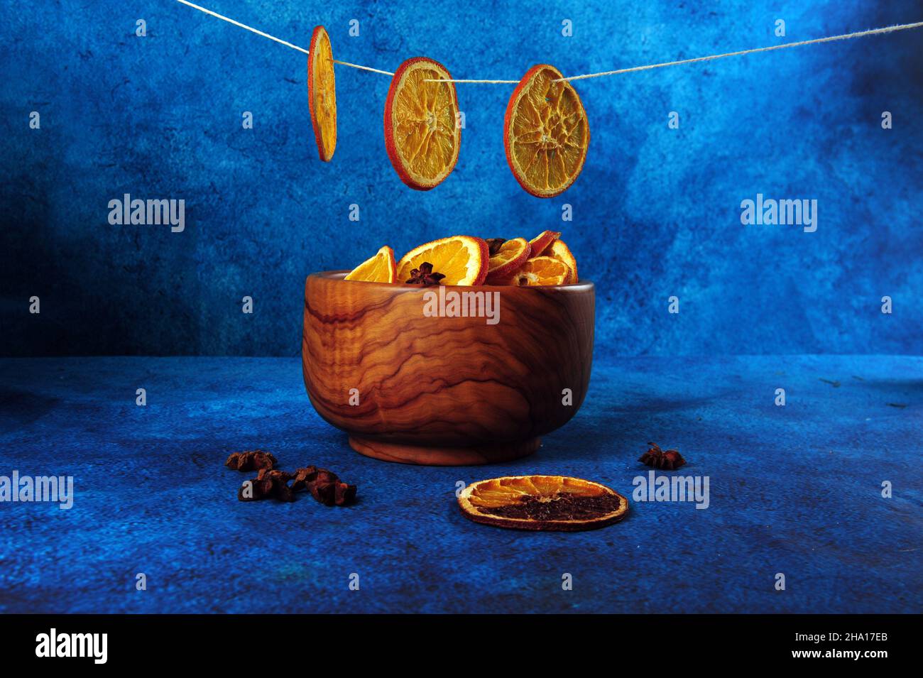 String dried orange slices hanging hi-res stock photography and images ...