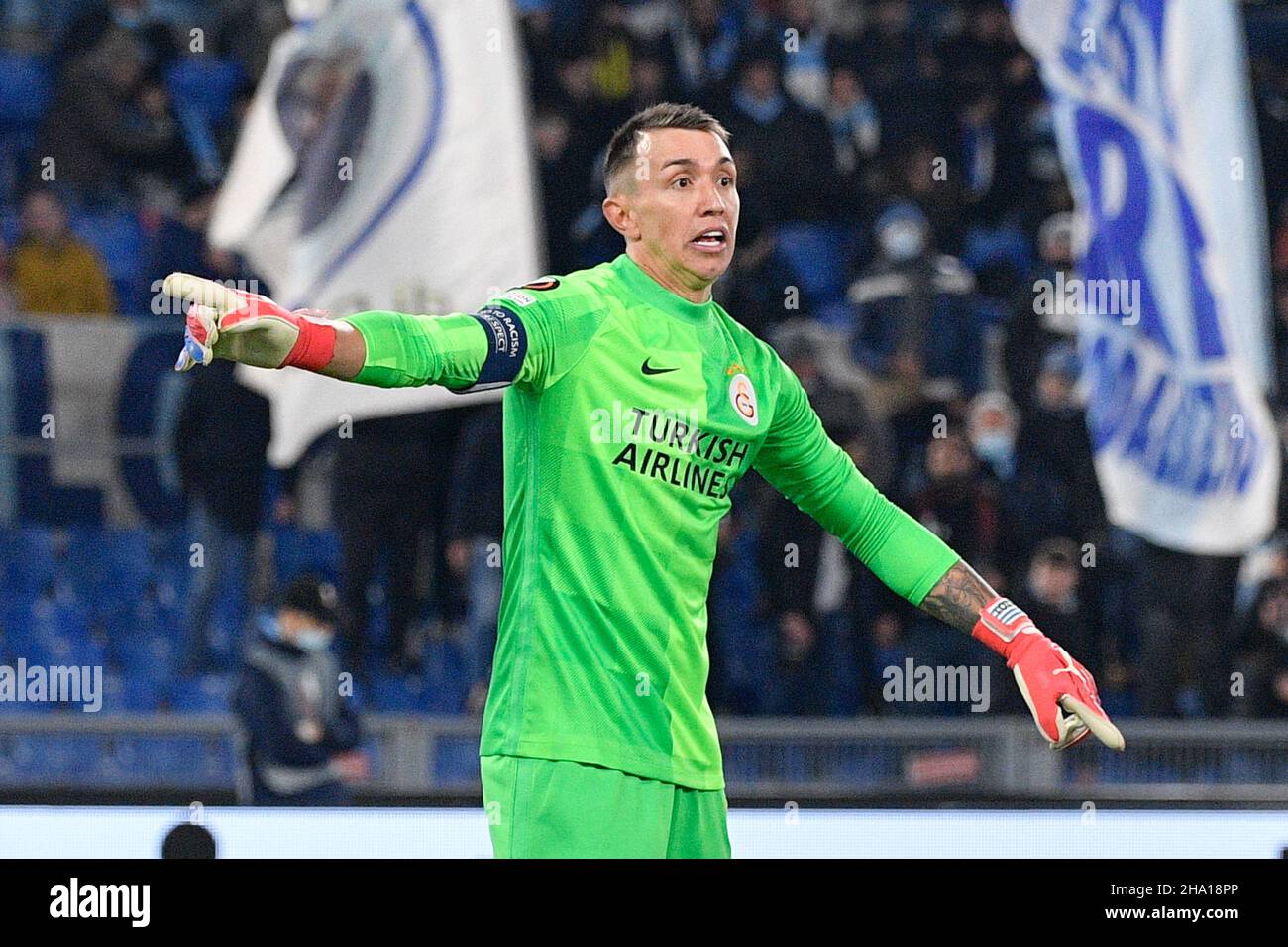 Rome, Italy. 09th Dec, 2021. Fernando Muslera (Galatasaray) during the ...
