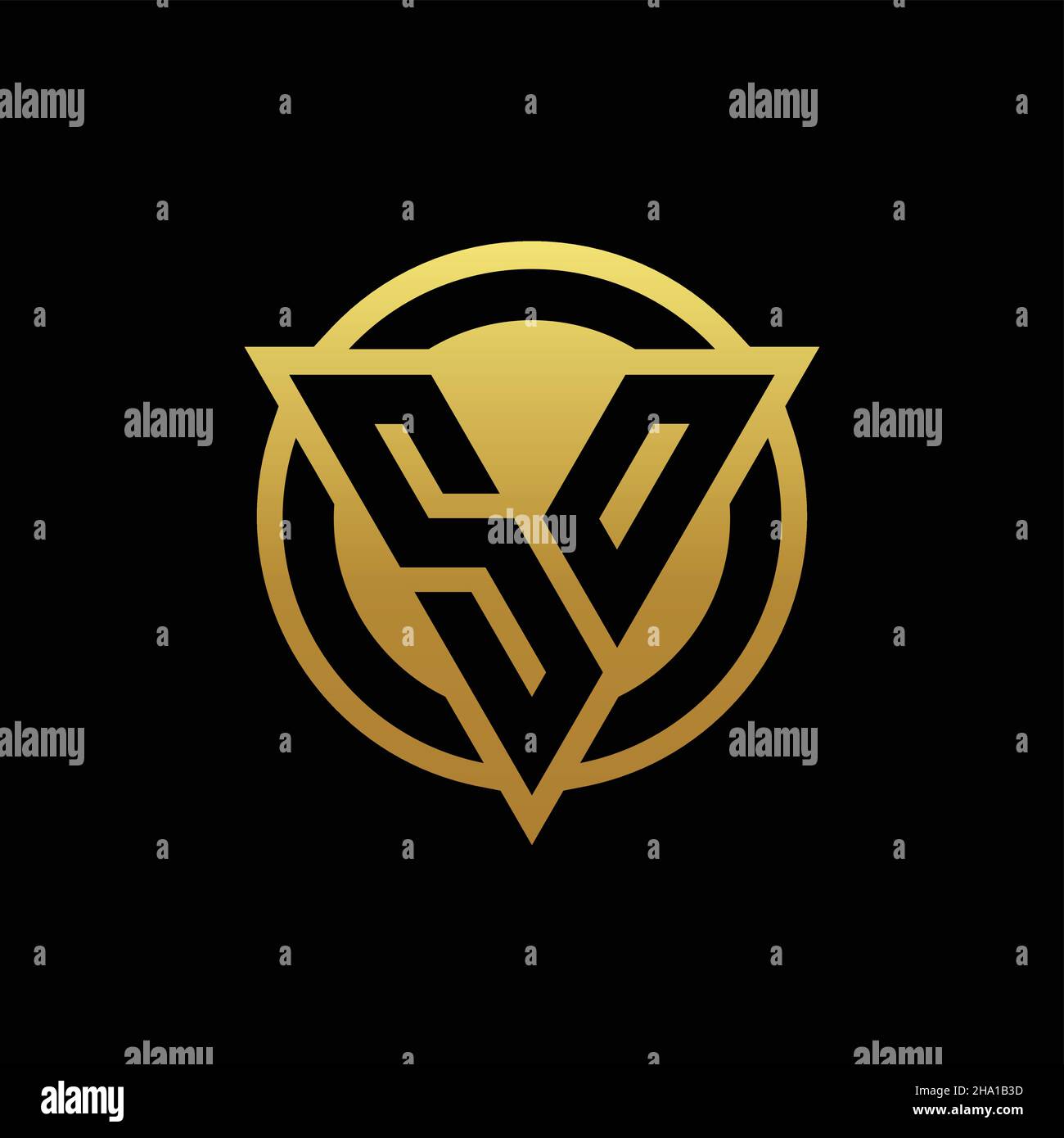 SO logo monogram with triangle shape and circle rounded style isolated ...