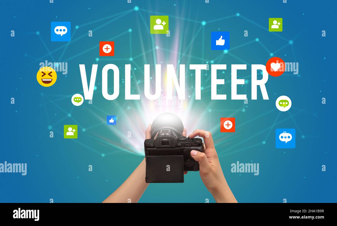 Using camera to capture social media content Stock Photo - Alamy