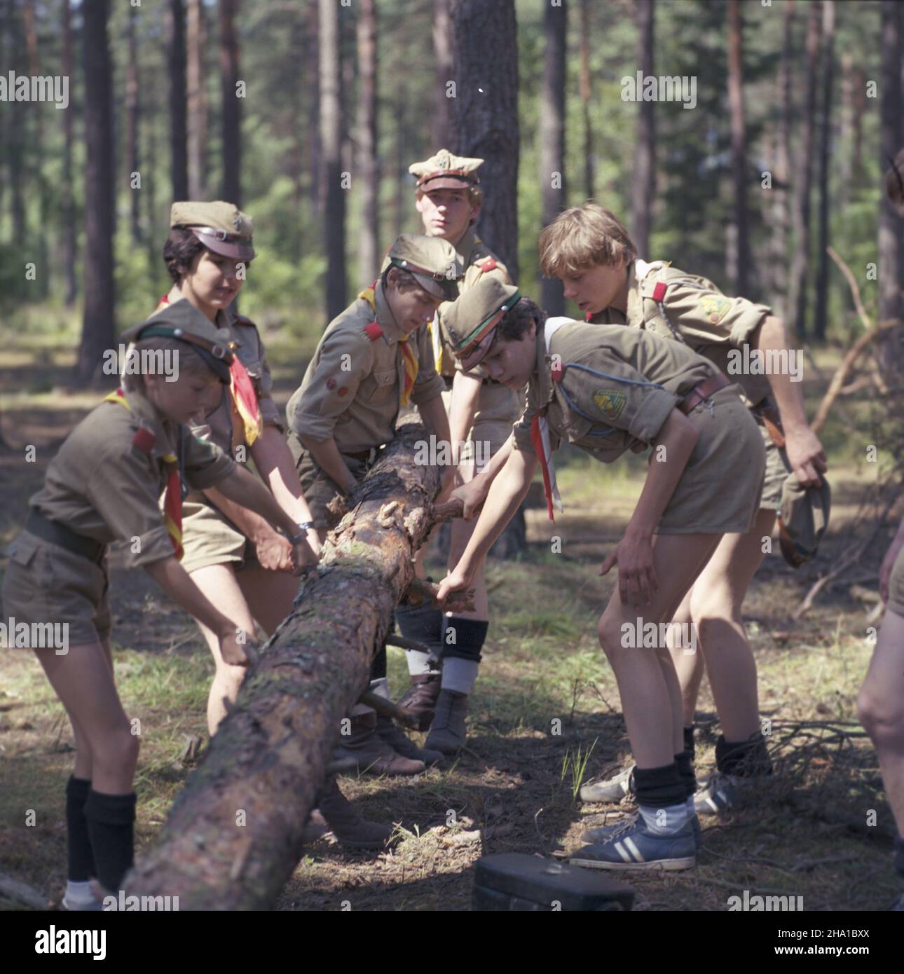 Oboz harcerski hi-res stock photography and images - Alamy