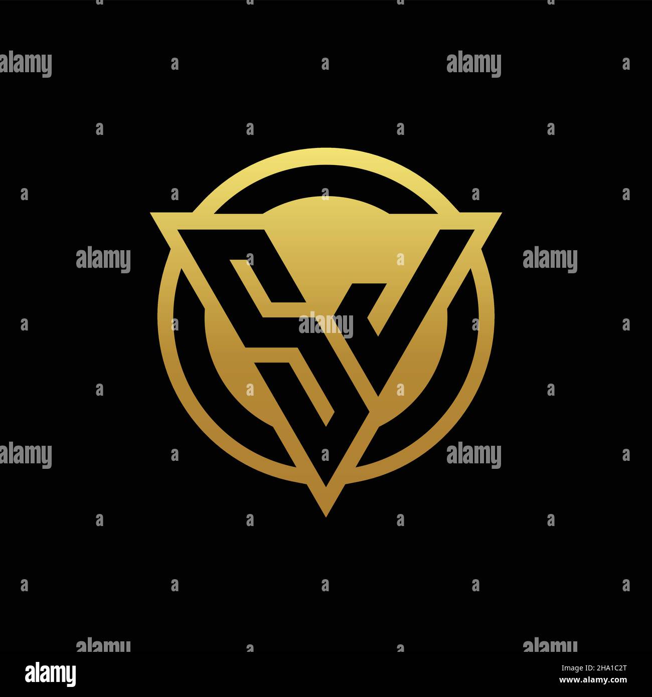 SJ logo monogram with triangle shape and circle rounded style isolated ...