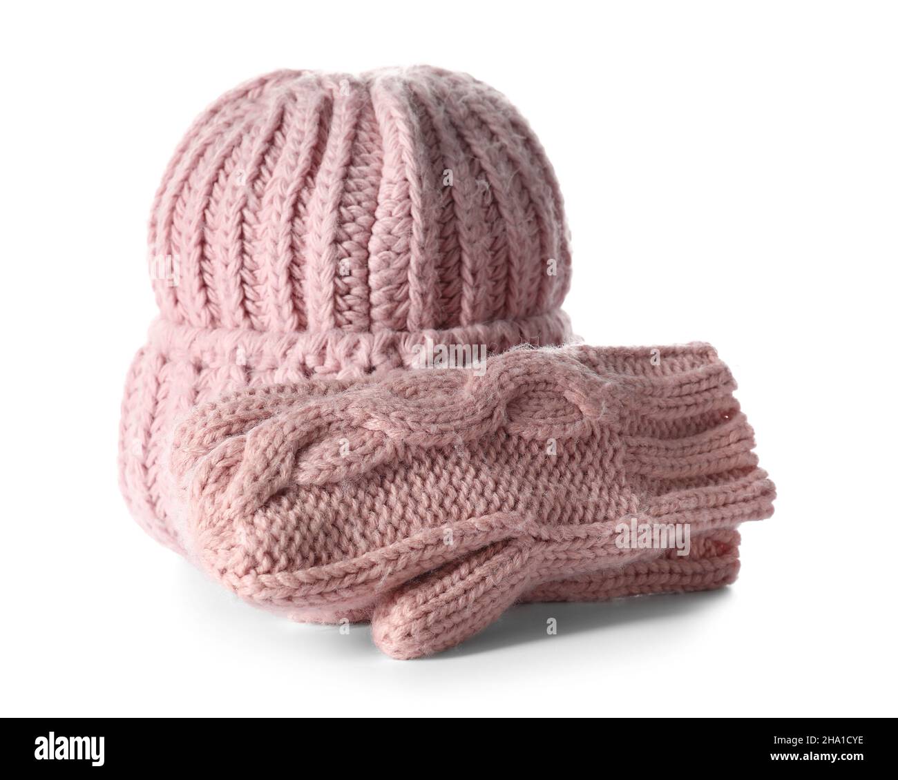 Mittens and hat Cut Out Stock Images & Pictures - Alamy