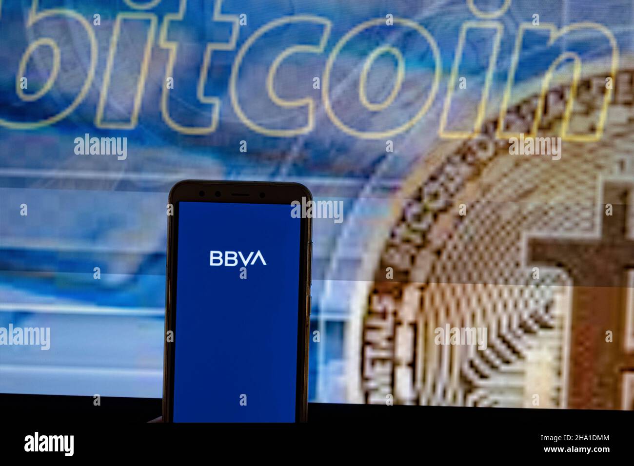 Bbva screen hi-res stock photography and images - Alamy