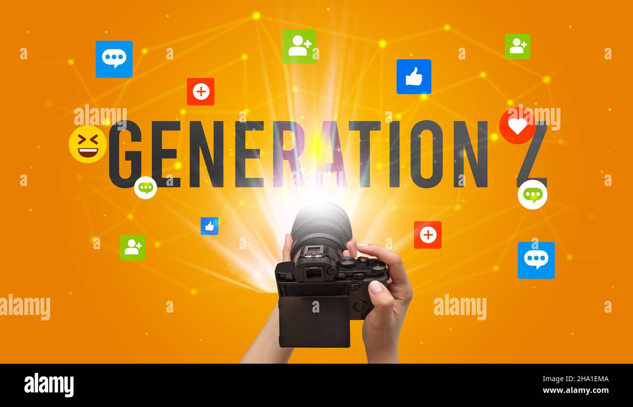 Using camera to capture social media content Stock Photo - Alamy
