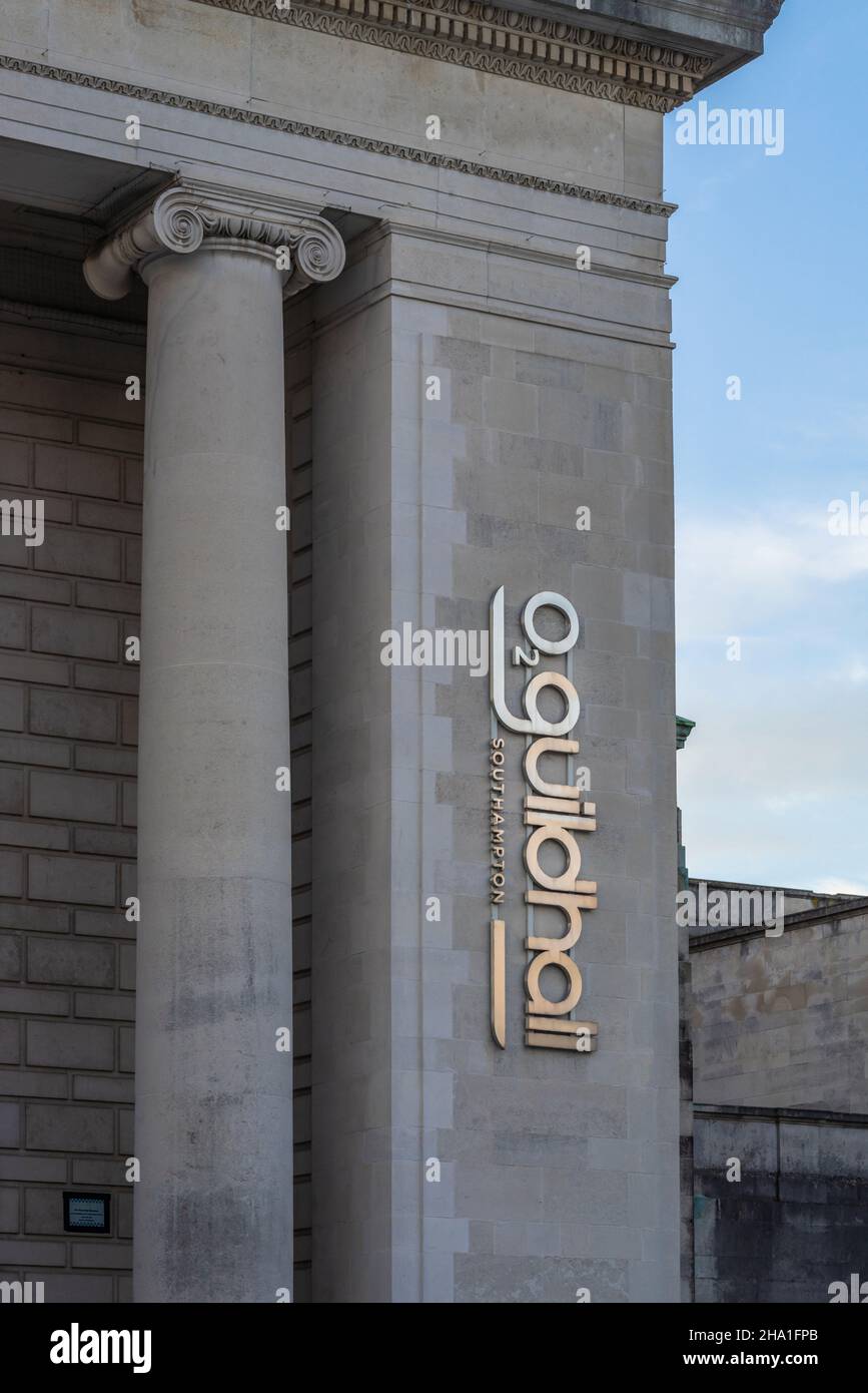 O2 Guildhall Southampton, Hampshire, England, UK Stock Photo - Alamy