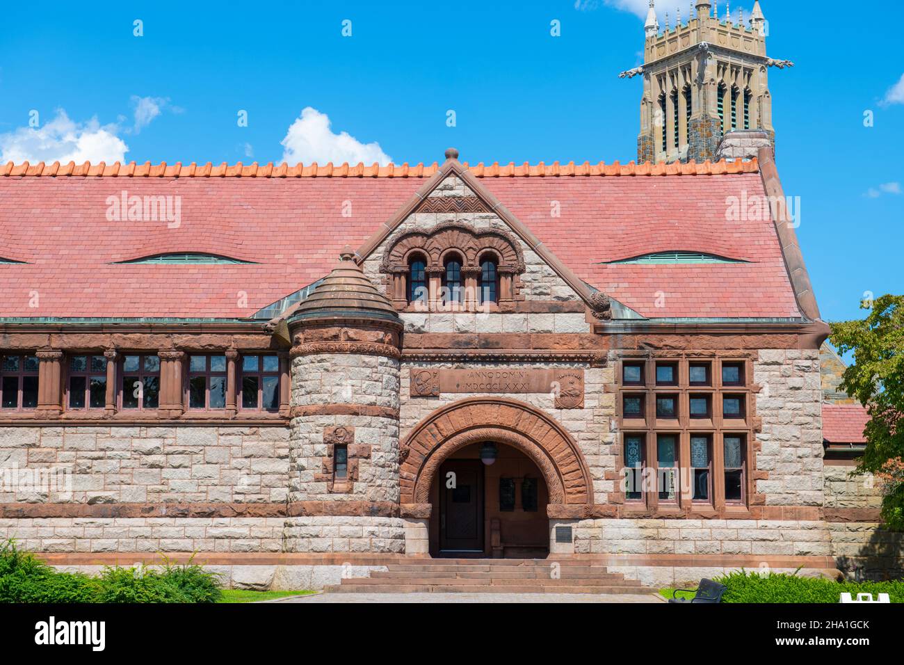 Thomas Crane Public Library is a city library at 40 Washington Street in historic city center of ...