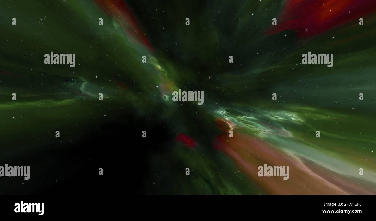 3D illustration of galaxy space nebula banner background Stock Photo ...