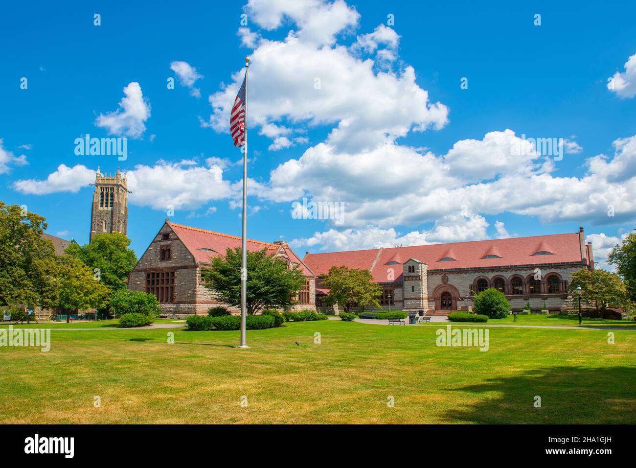 Thomas Crane Public Library is a city library at 40 Washington Street in historic city center of ...
