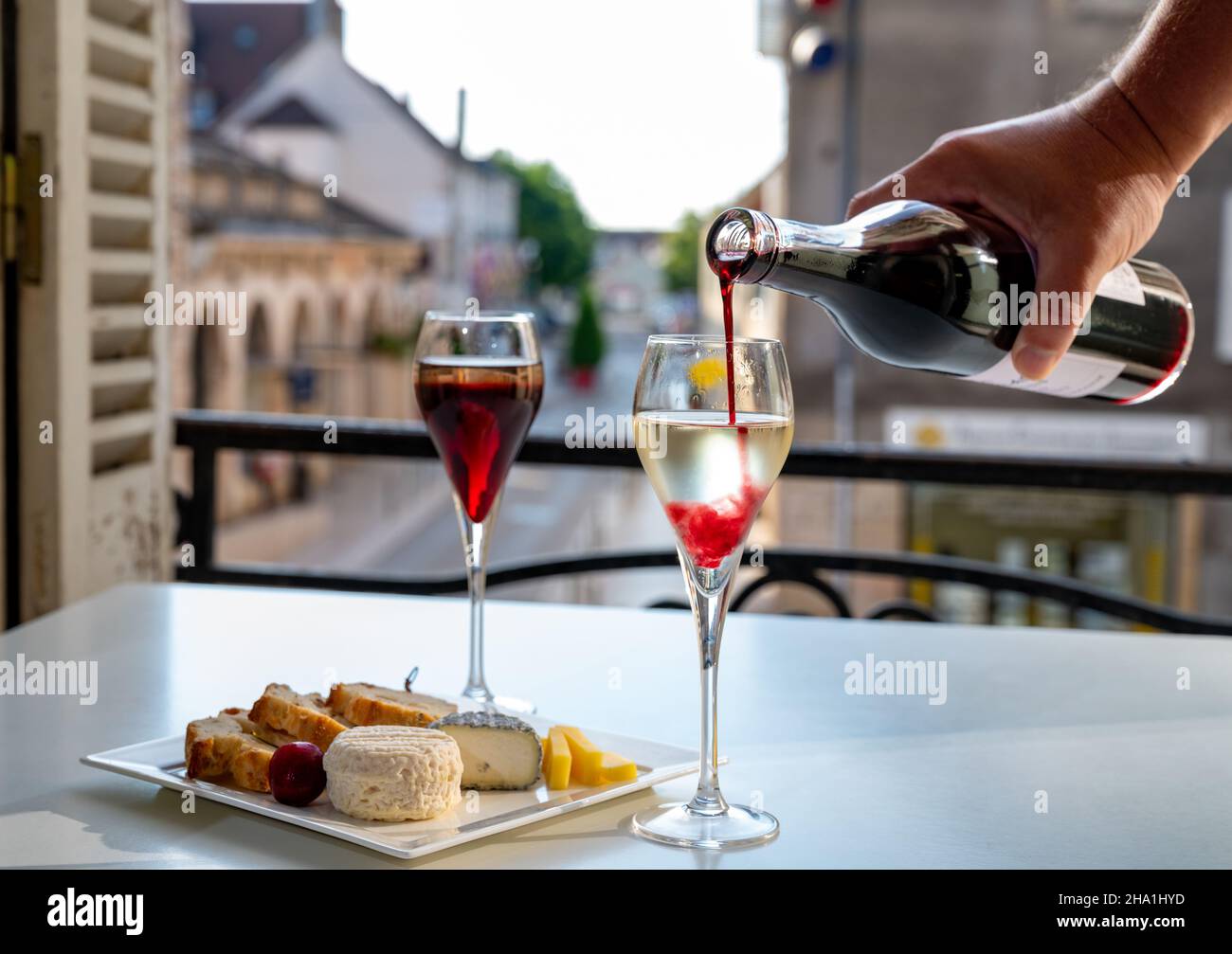 Kir Royale Champagne Cocktail High Resolution Stock Photography and ...