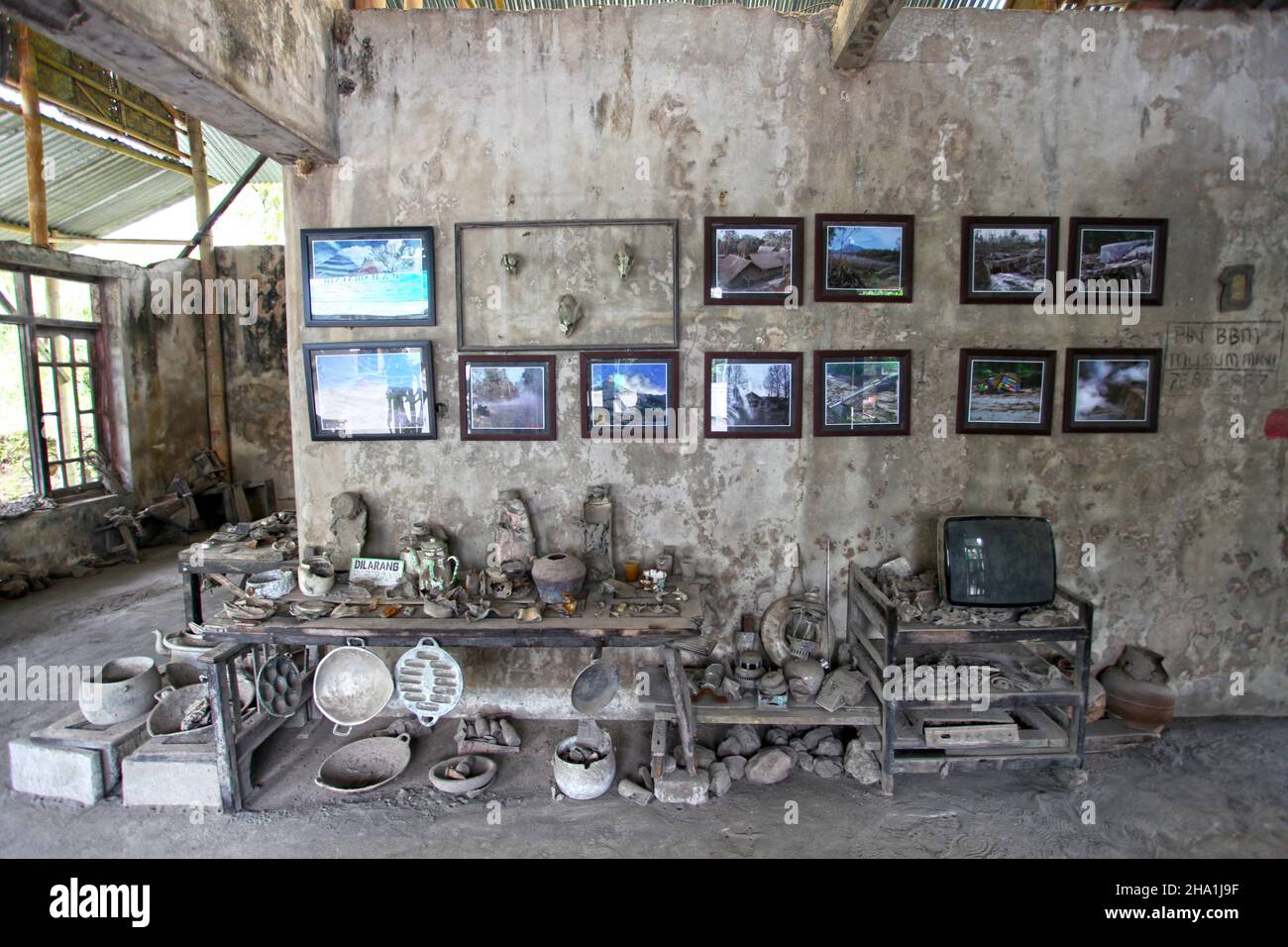 The Museum Mini Sisa Hartaku on the slopes of Mount Merapi near ...