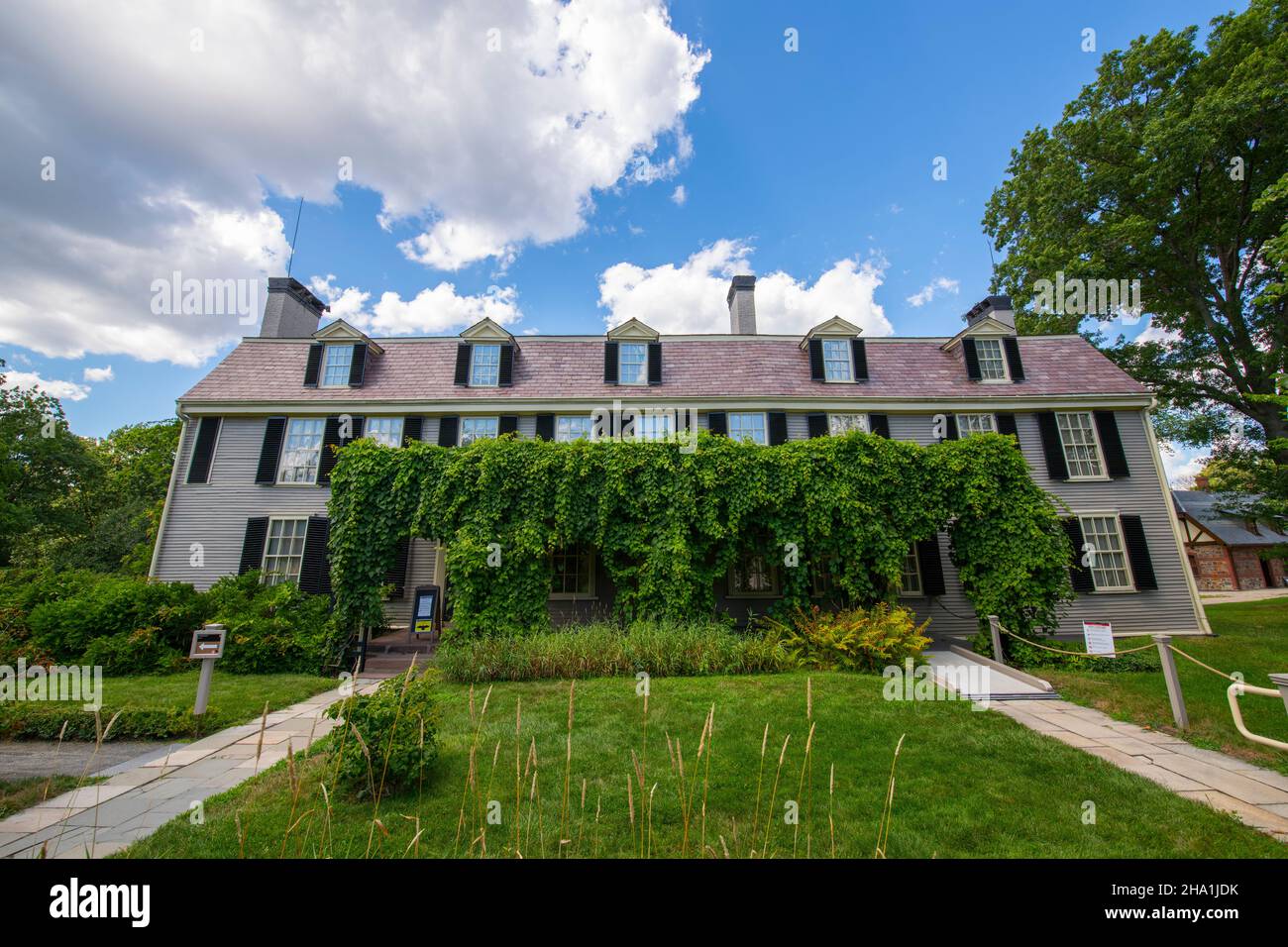 Old House at Peacefield is a historic home of Adams family including US ...