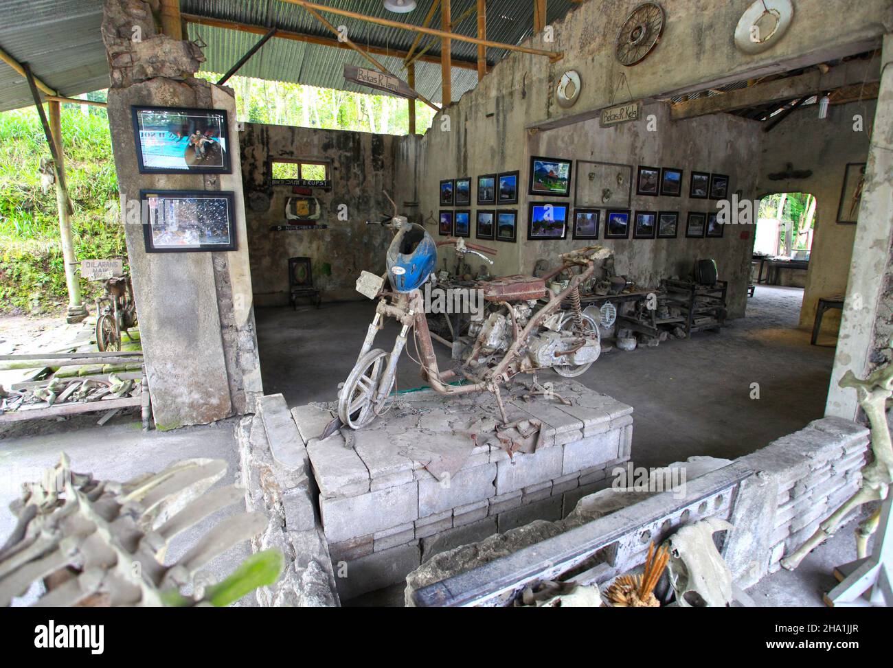 The Museum Mini Sisa Hartaku on the slopes of Mount Merapi near ...