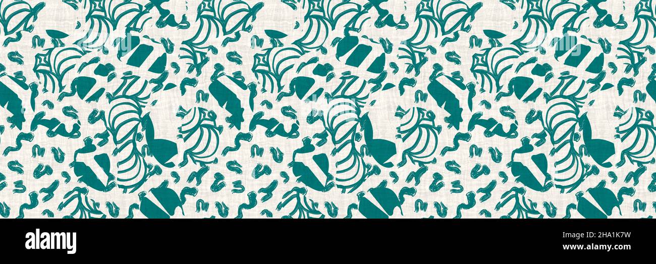 Seamless two tone hand drawn brushed effect pattern border swatch Stock ...