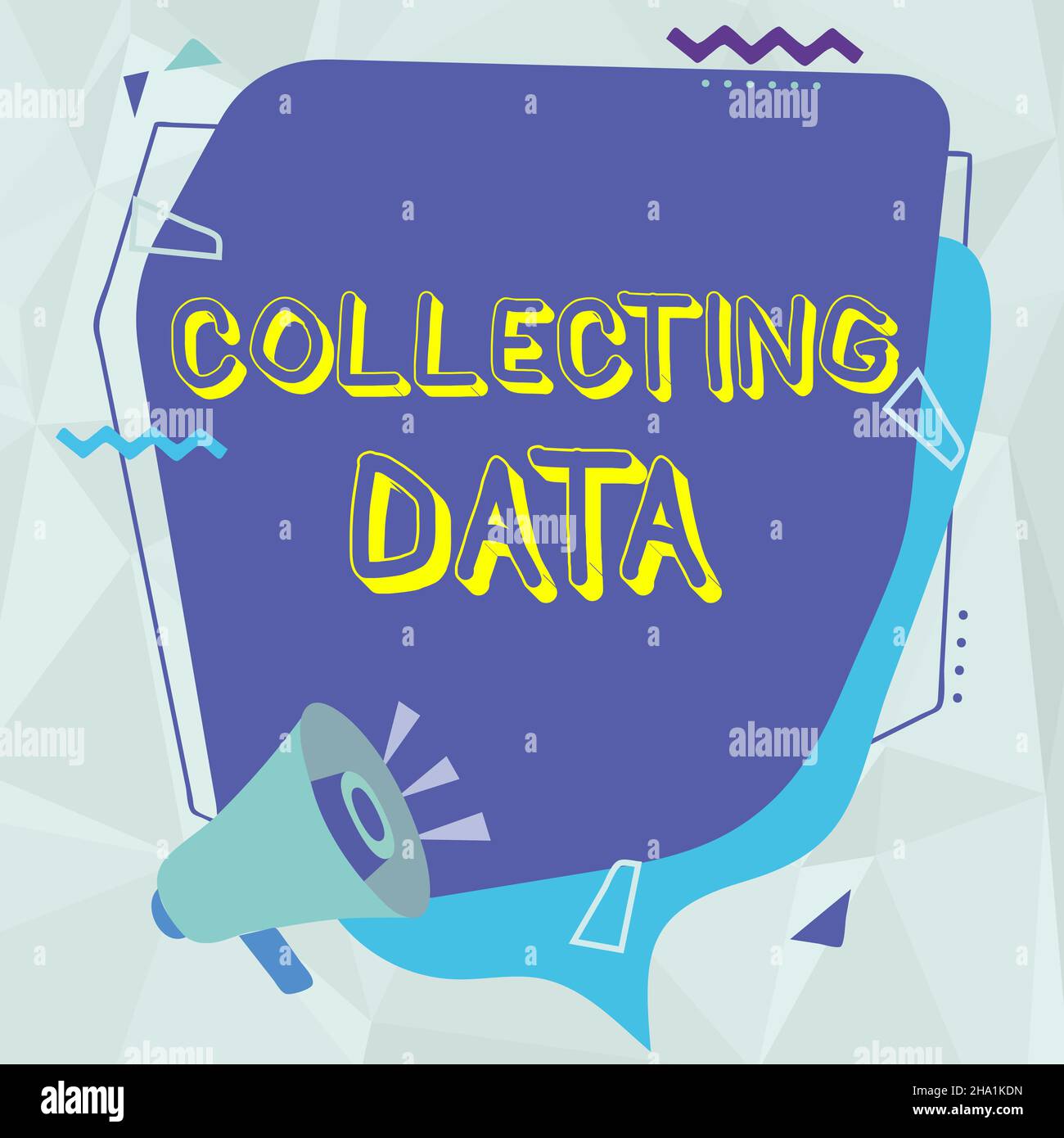 Text sign showing Collecting Data. Word for Gathering and measuring ...