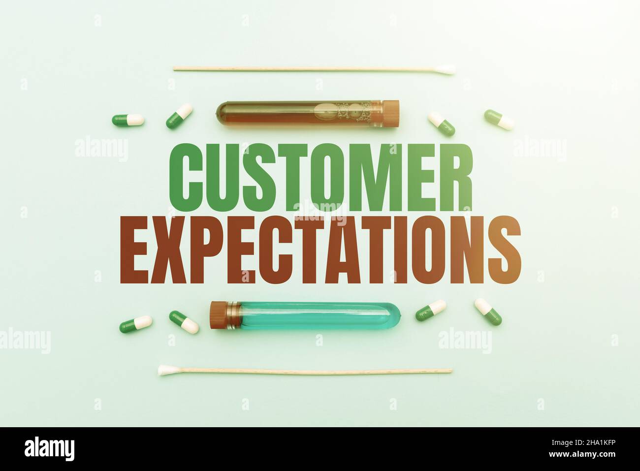 Hand writing sign Customer Expectations. Conceptual photo Benefits a ...
