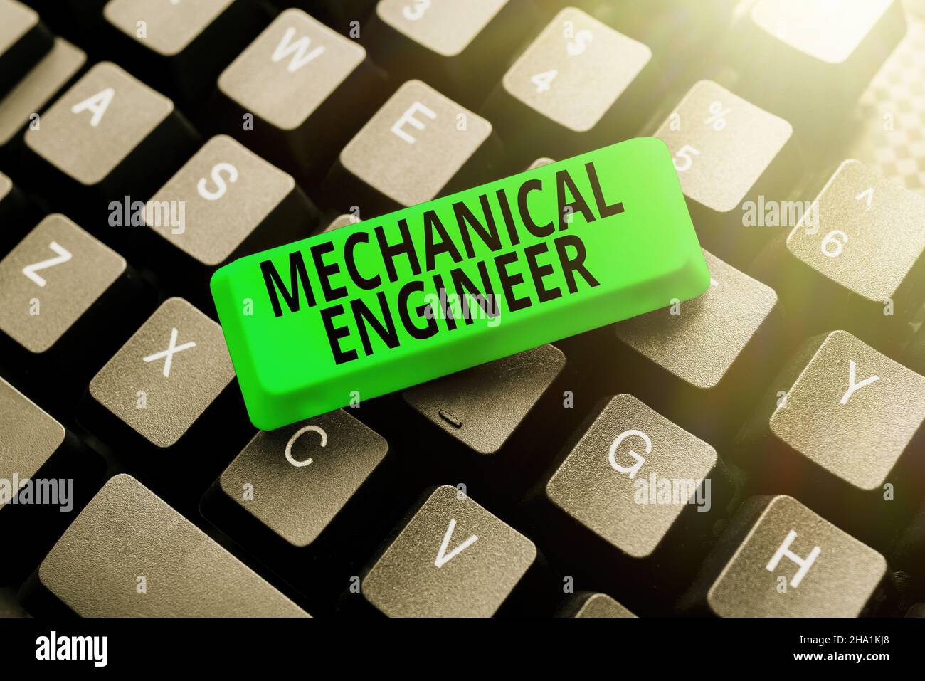 Writing displaying text Mechanical Engineer. Internet Concept Applied ...