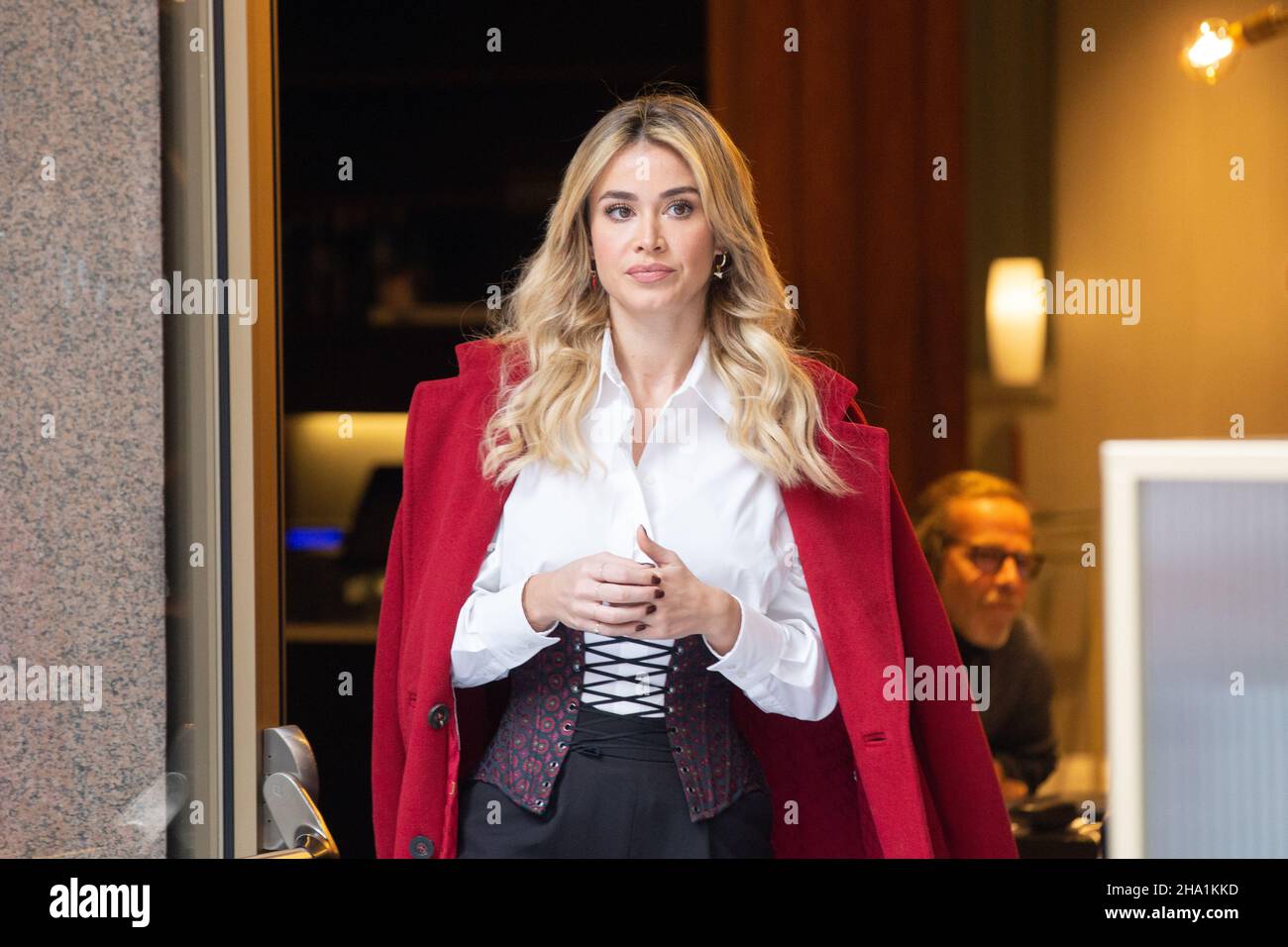 December 9, 2021, Rome, Italy: Italian TV presenter Diletta Leotta ...