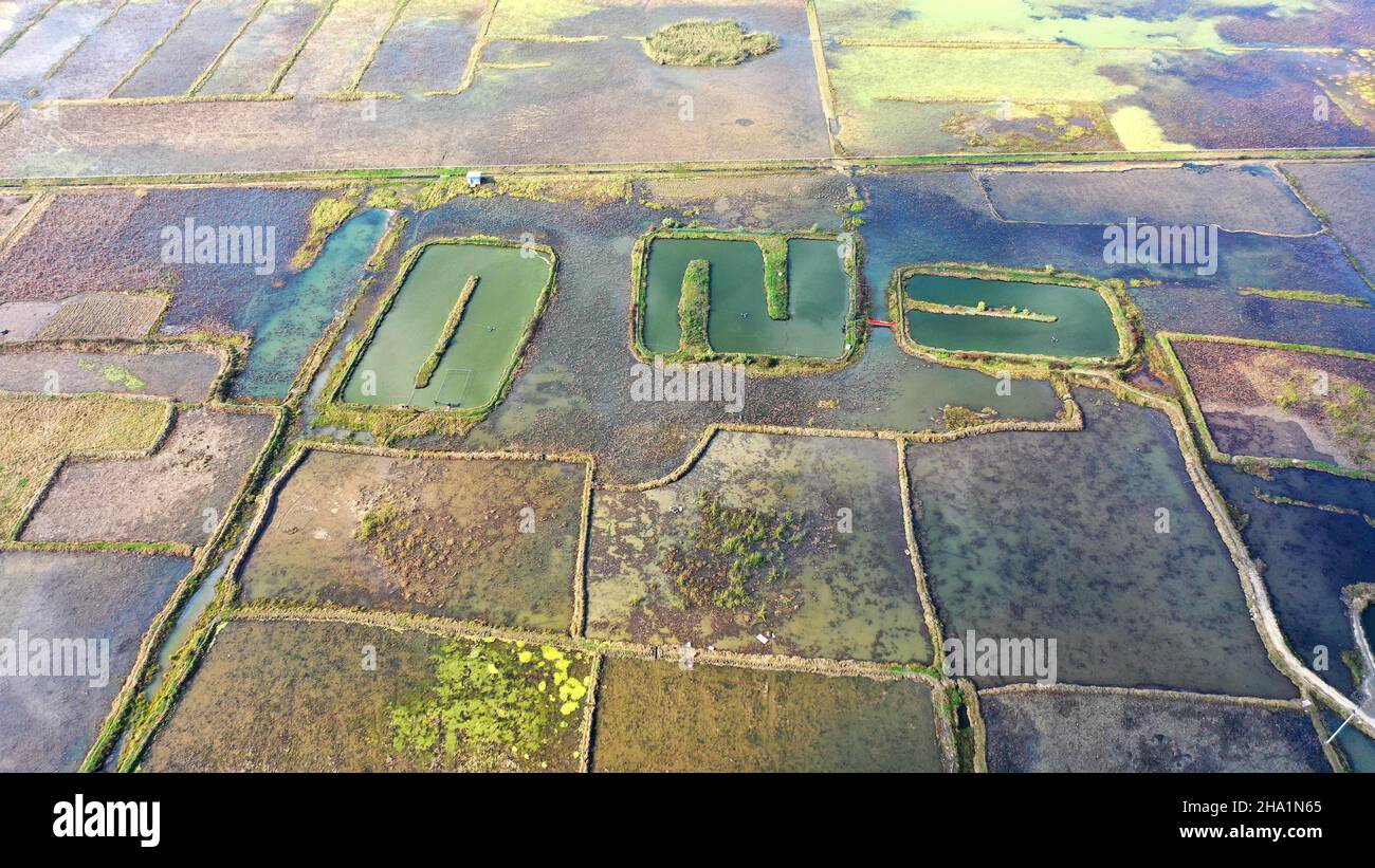 ANLONG, CHINA - DECEMBER 6, 2021 - An aerial photo taken on Dec. 6 ...