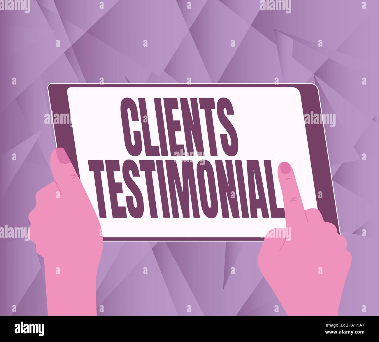 Inspiration showing sign Clients Testimonial. Business idea Formal ...