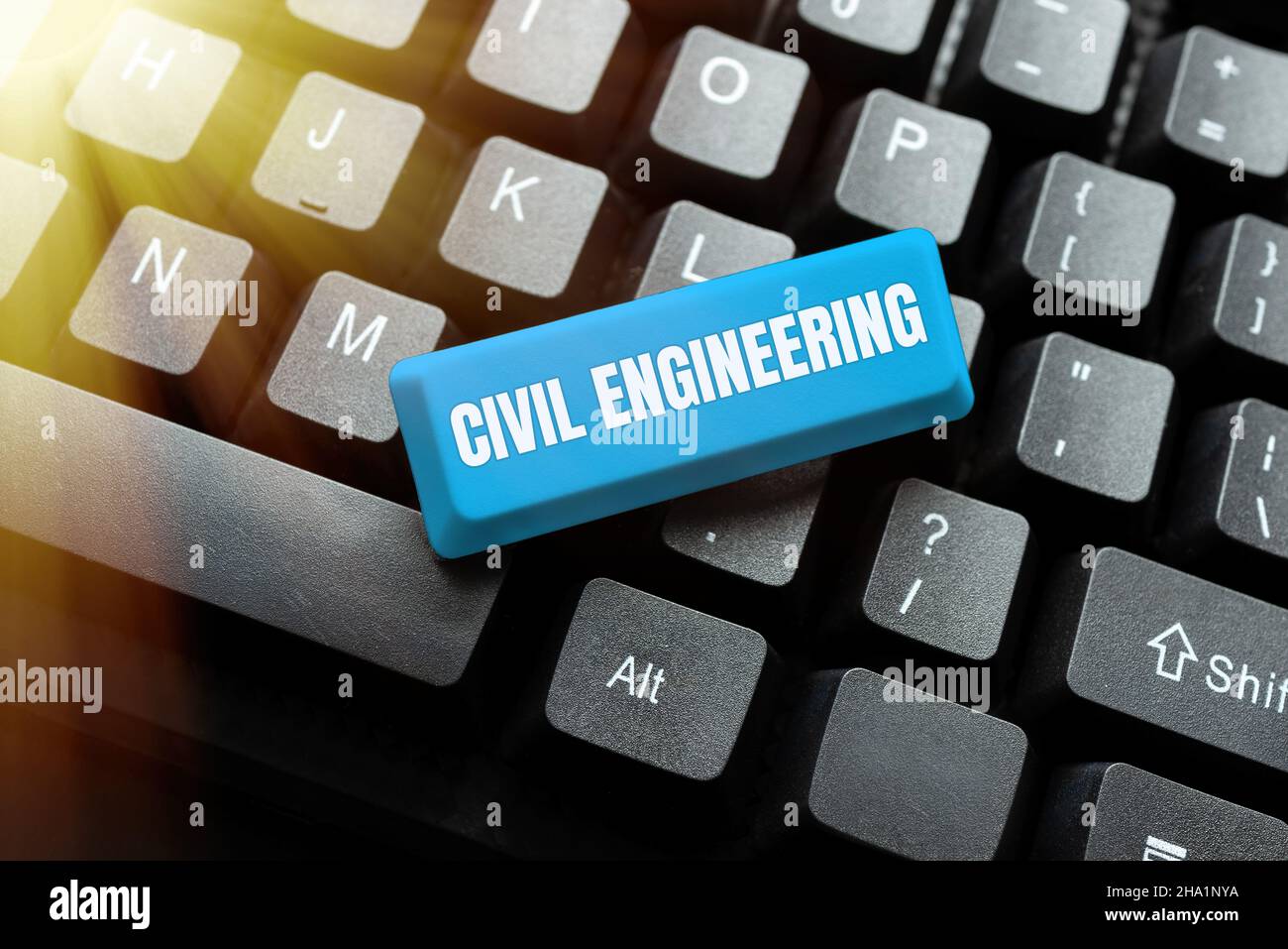 Hand writing sign Civil Engineering. Business approach Planning Design ...