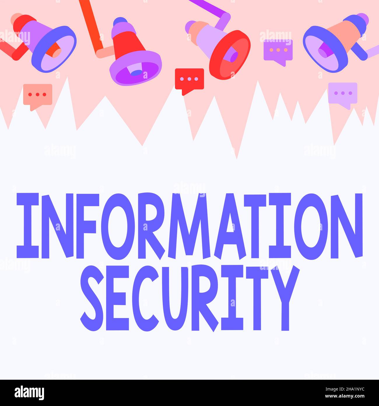 Text sign showing Information Security. Business overview INFOSEC Preventing Unauthorized Access ...