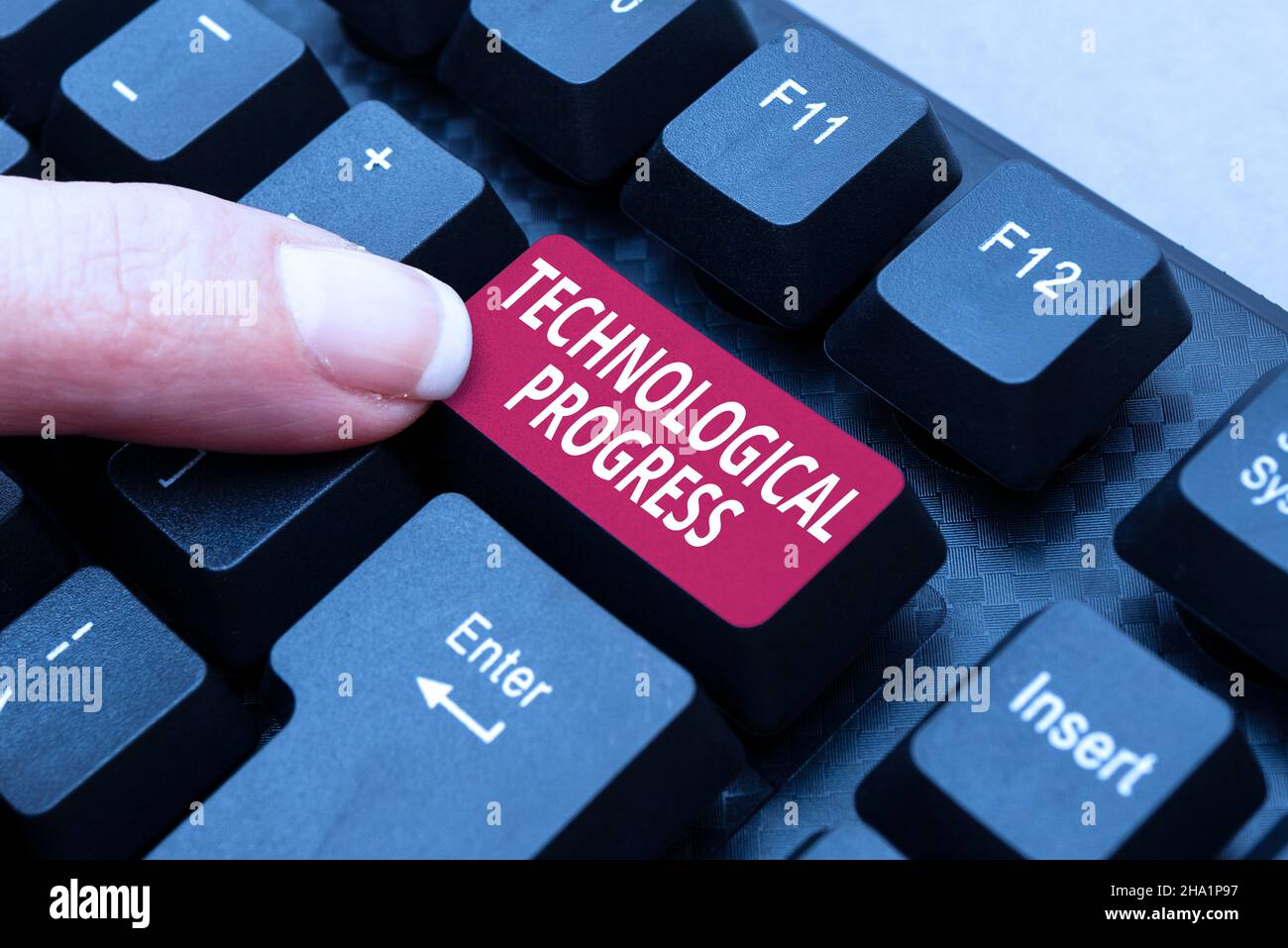 Writing displaying text Technological Progress. Word for overall ...