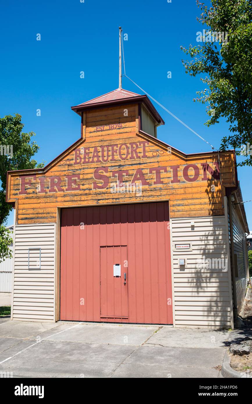 Fire Station, Beaufort, Victoria, Australia Stock Photo - Alamy