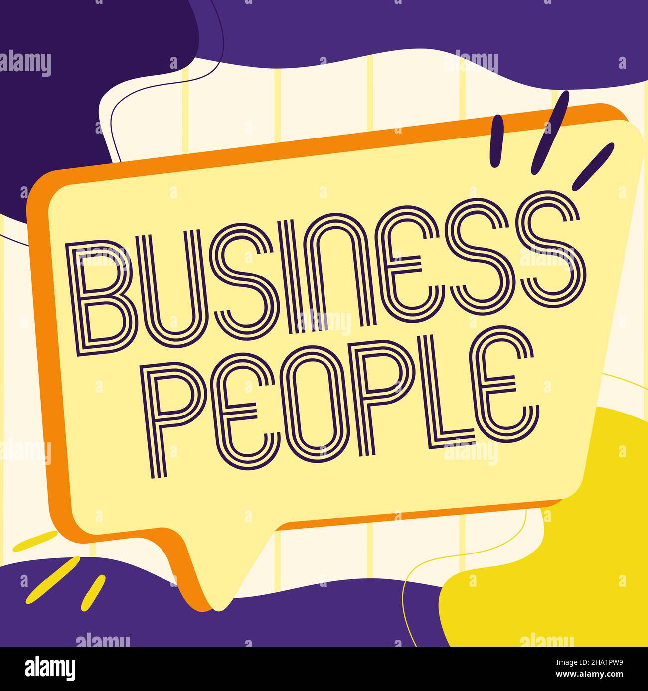 Text showing inspiration Business People. Word Written on People who ...