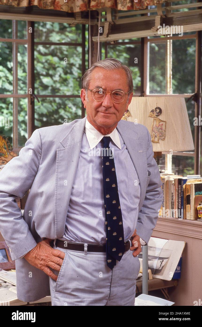 William Colby, Director of the CIA photographed at his home in Northern ...