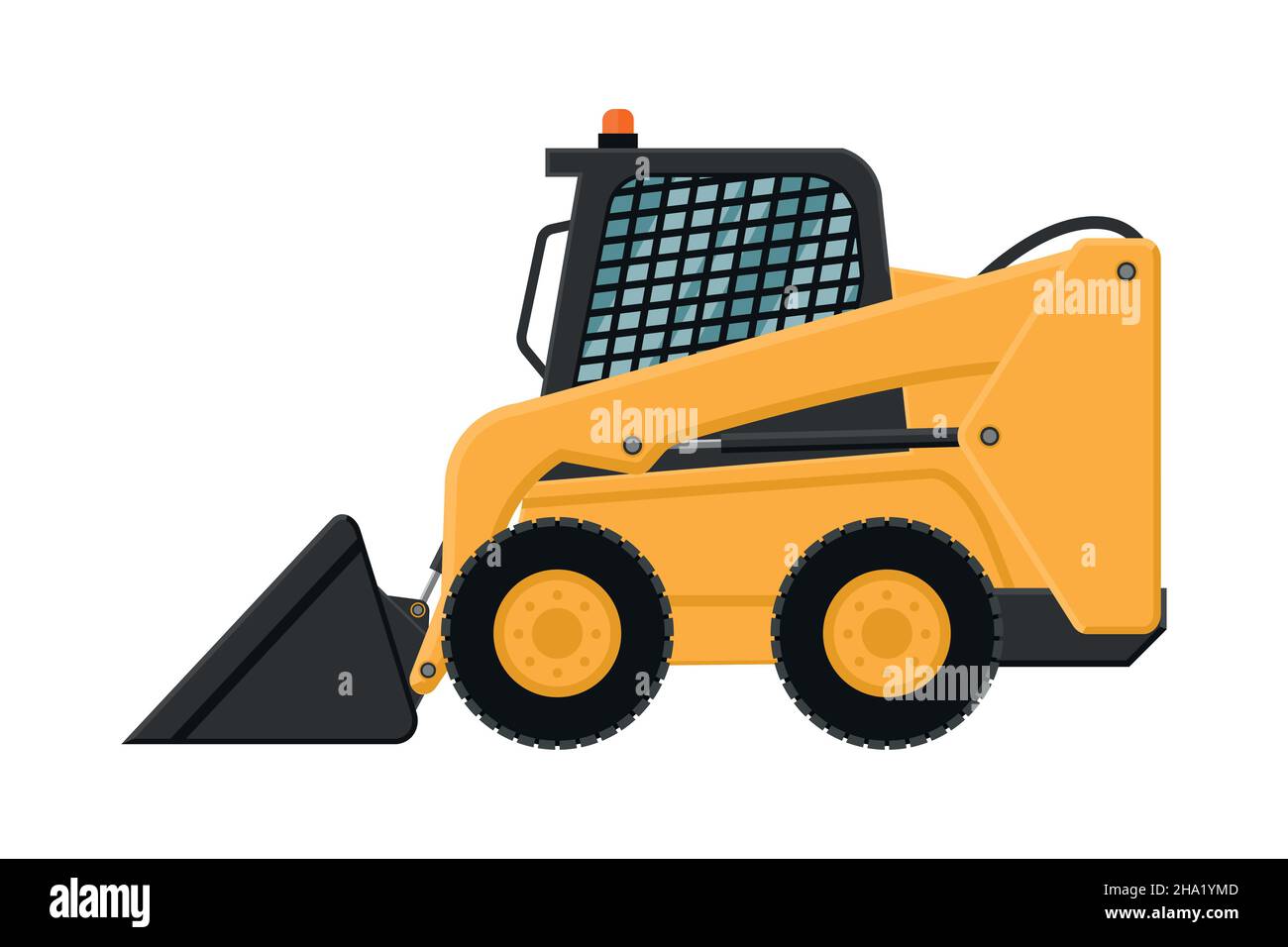 Mini front loader Cut Out Stock Images & Pictures - Alamy
