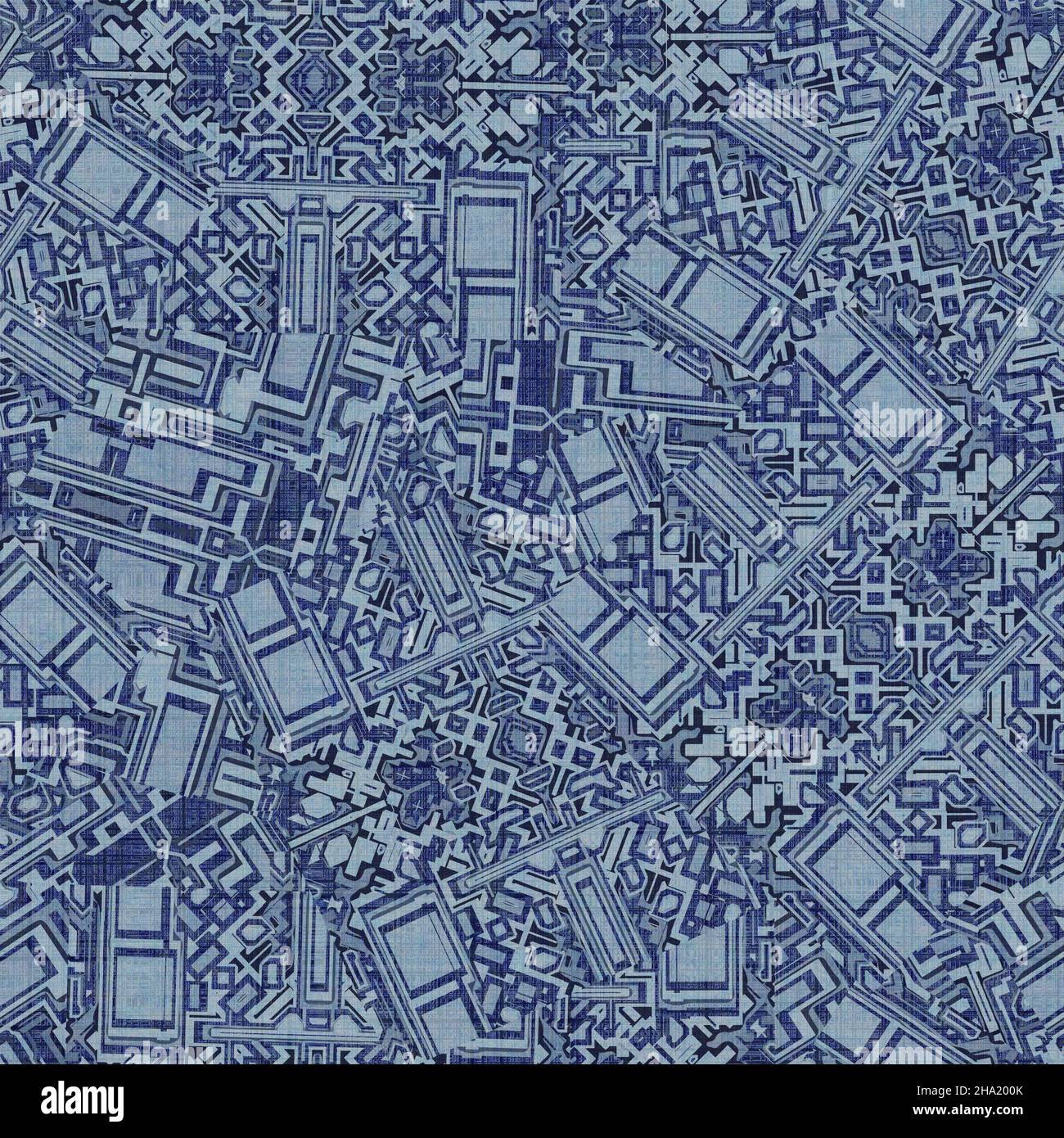 Grunge denim random geometric acid wash seamless texture material ...