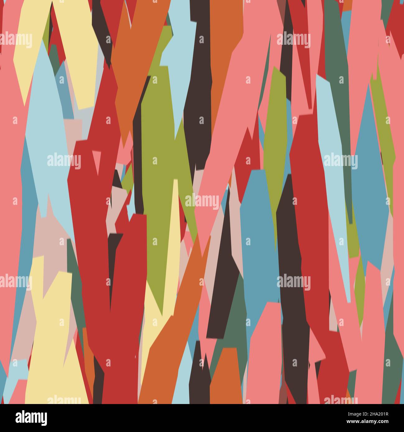 Seamless funky expressive and energetic paper cut out collage surface ...