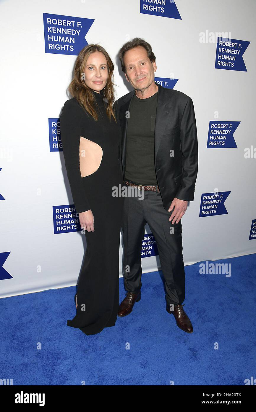 New York, USA. December 9th, 2021: Summerly Horning and Dan Schulman ...
