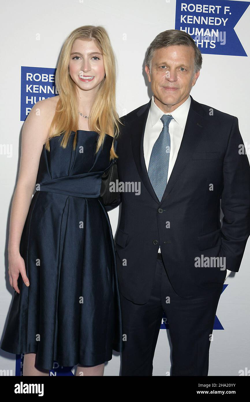 Cassady Brinkley and Douglas Brinkley attend the RFK Ripple of Hope ...