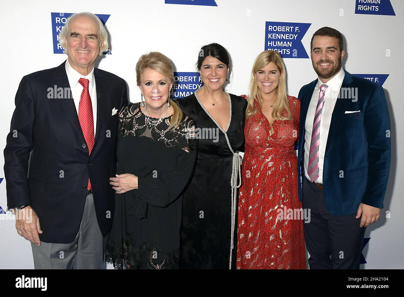 James Pinto and family attend the RFK Ripple of Hope Gala on December ...