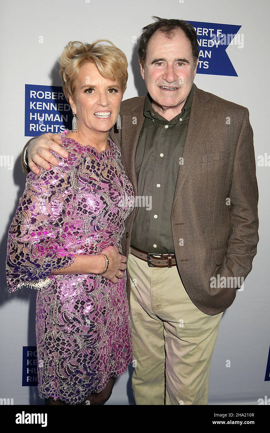 Kerry Kennedy and Richard Kind attend the RFK Ripple of Hope Gala on ...