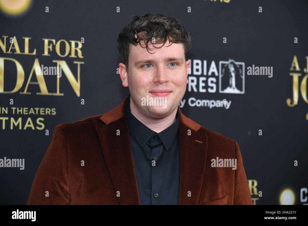 Grey Henson attends the world premiere of "A Journal For Jordan" at AMC ...