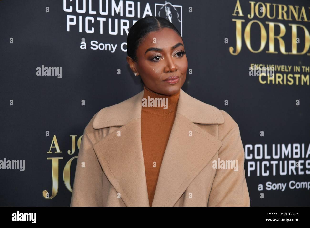 Patina Miller attends the world premiere of "A Journal For Jordan" at ...