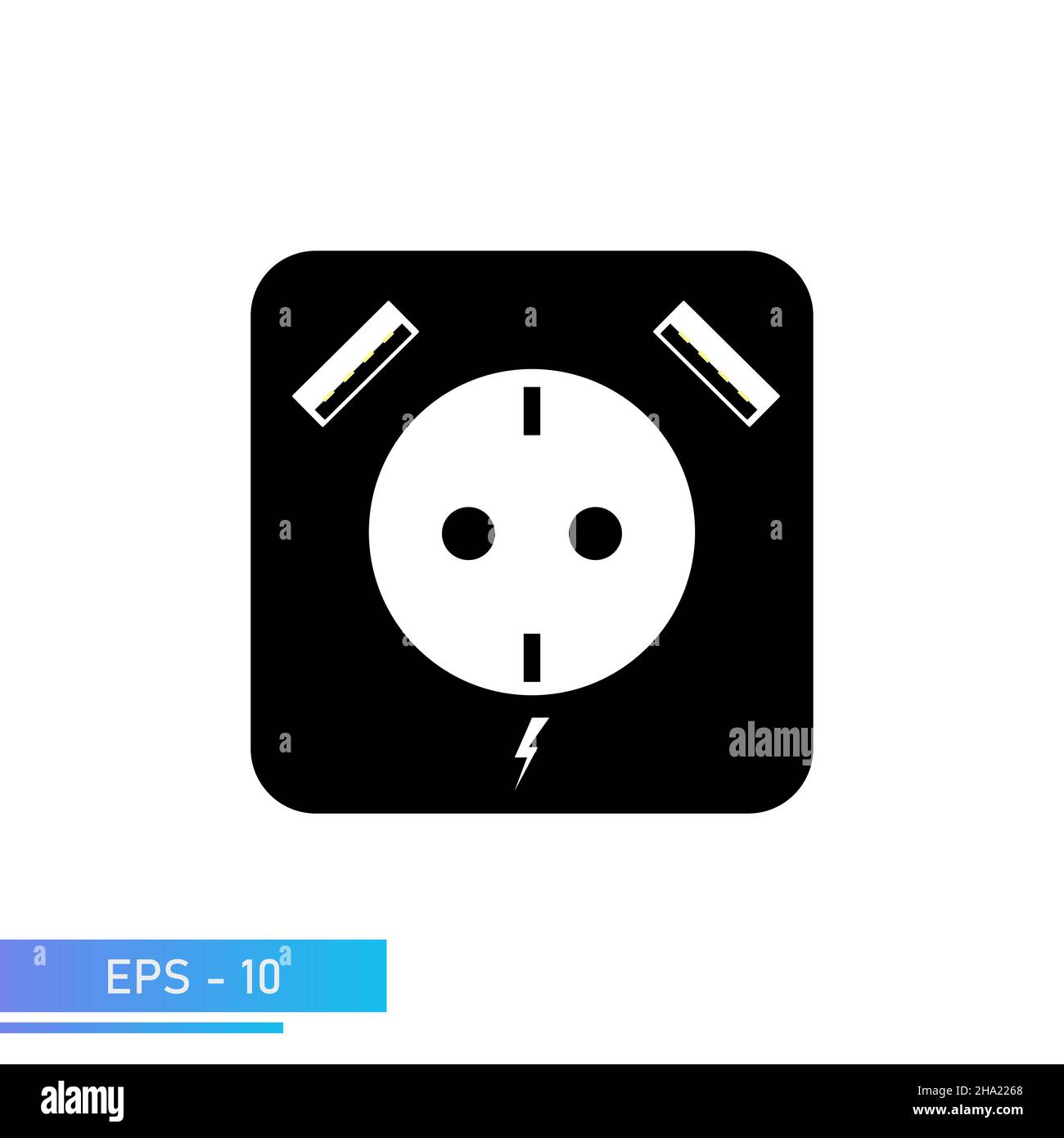 Socket for electrical appliances with USB outputs for charging gadgets ...