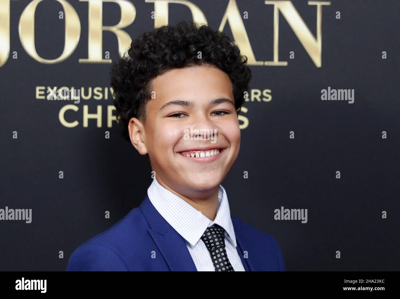 New York, United States. 09th Dec, 2021. Jalon Christian arrives on the ...