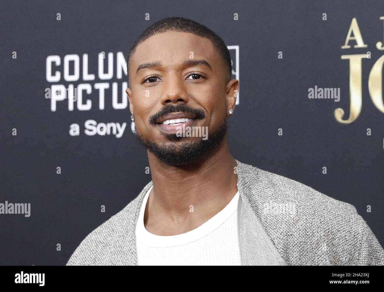 New York, United States. 09th Dec, 2021. Michael B. Jordan arrives on ...