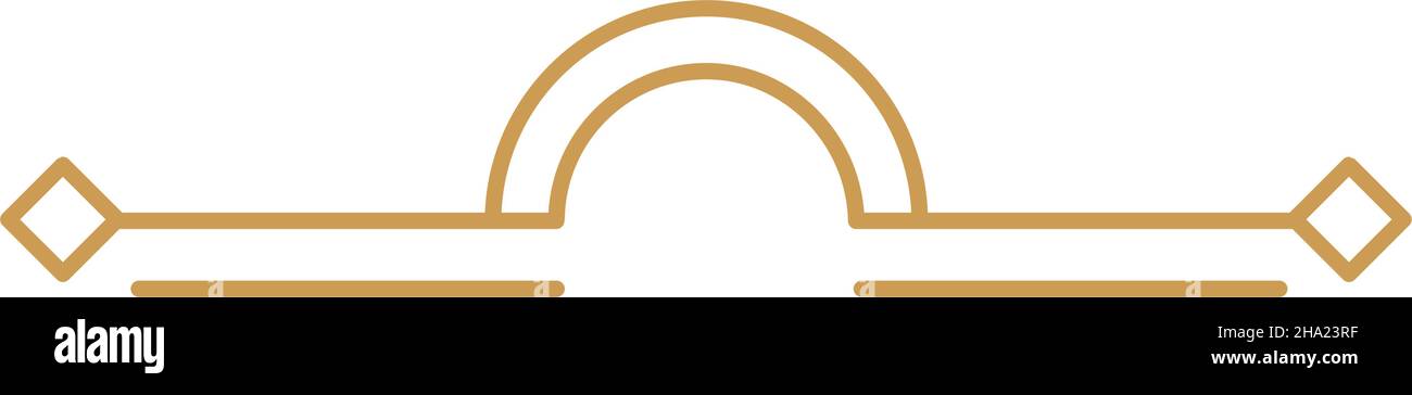 gold art deco classic icon Stock Vector Image & Art - Alamy