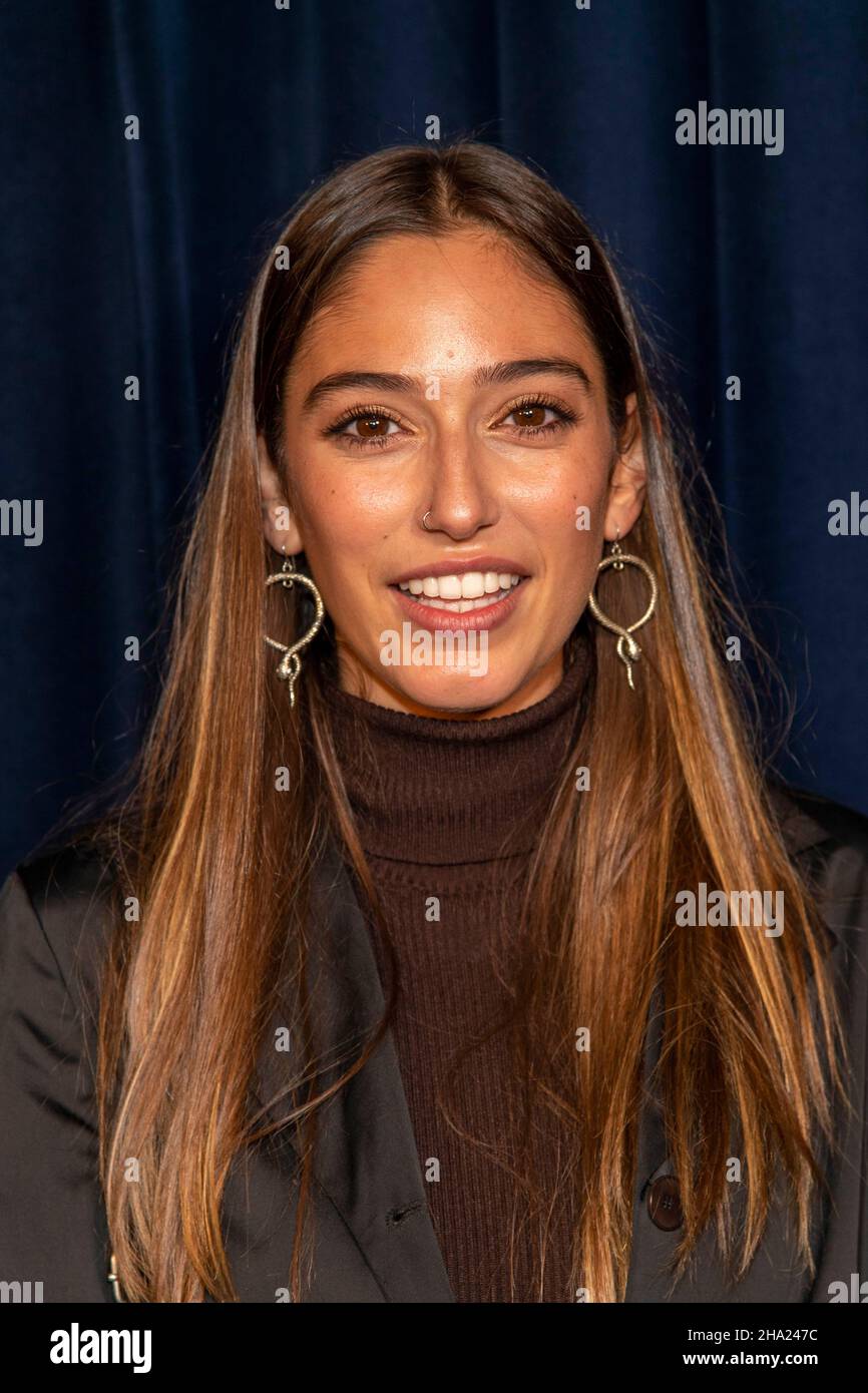 Hollywood, USA. 09th Dec, 2021. Sarah Santizo attends The Premiere Of ...