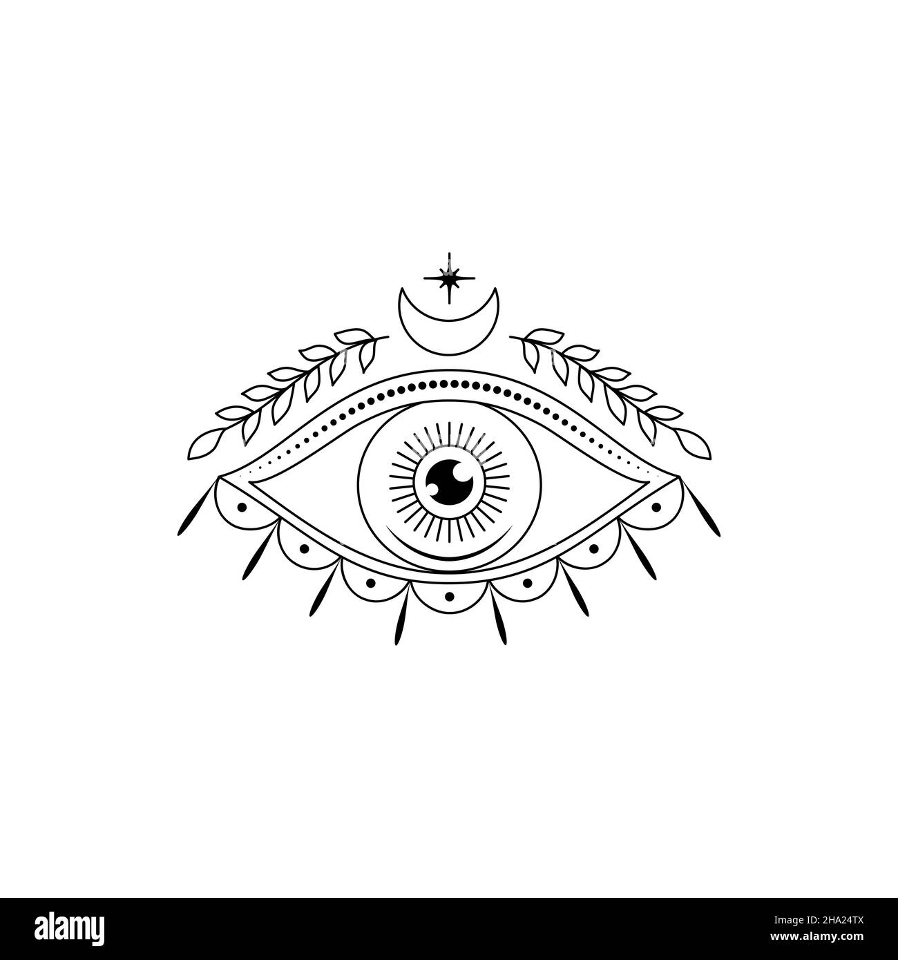All seeing eye Stock Vector Image & Art - Alamy