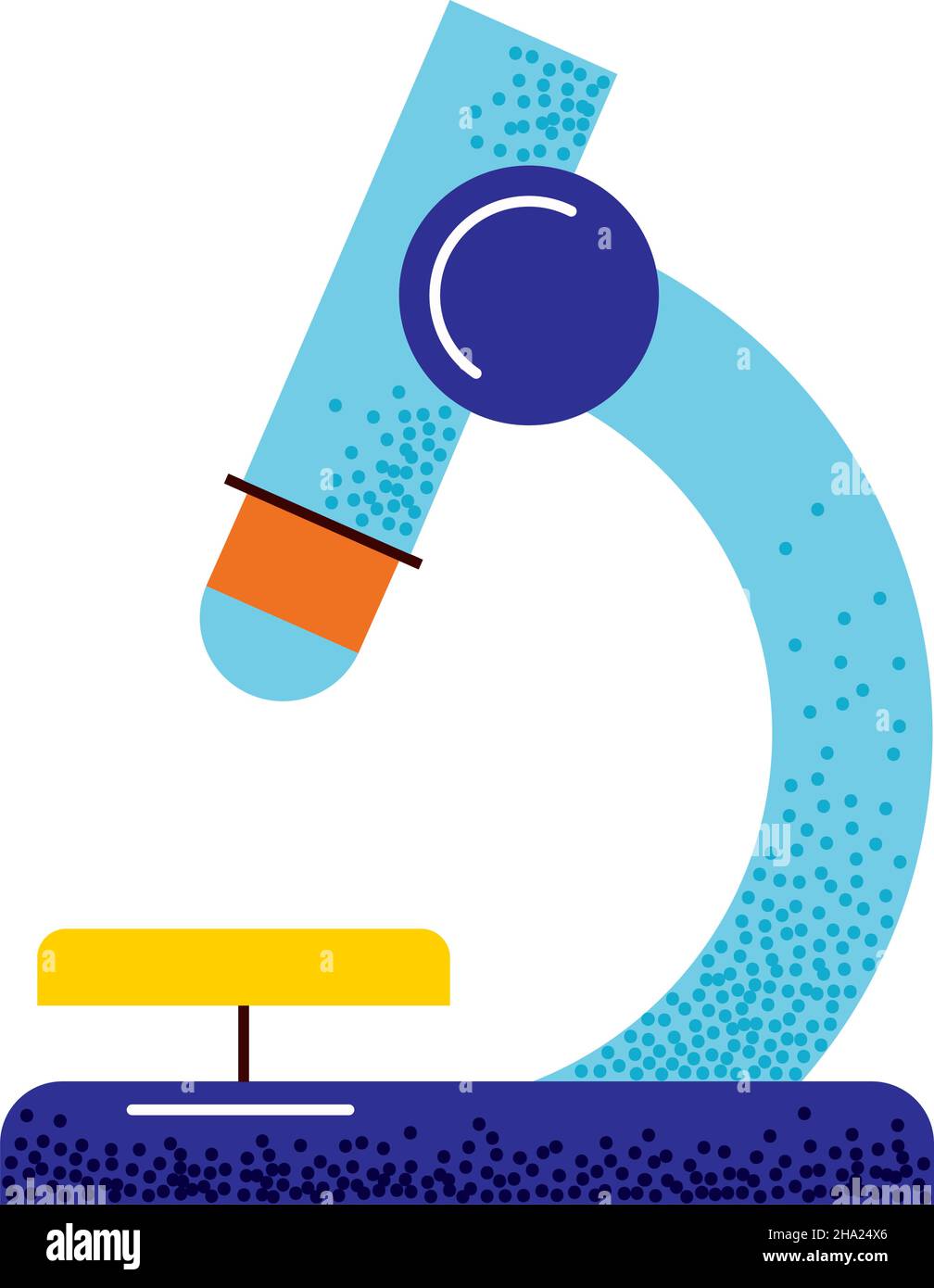 laboratory microscope equipment isolated icon Stock Vector Image & Art ...