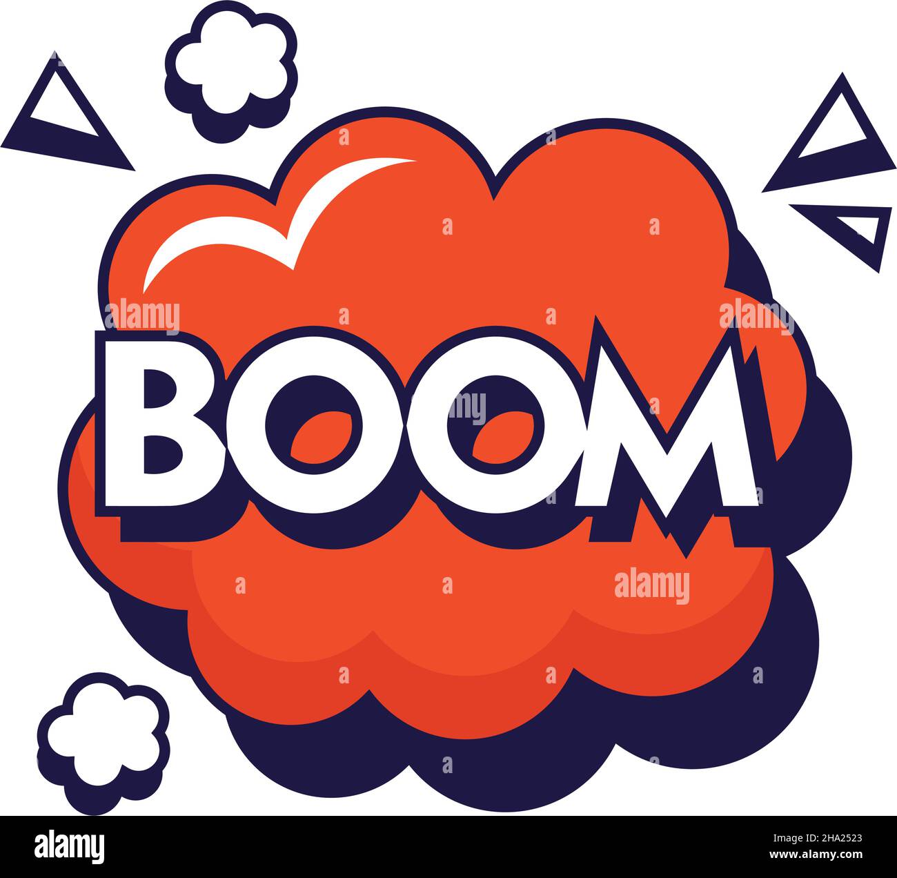 boom expression pop art style Stock Vector Image & Art - Alamy