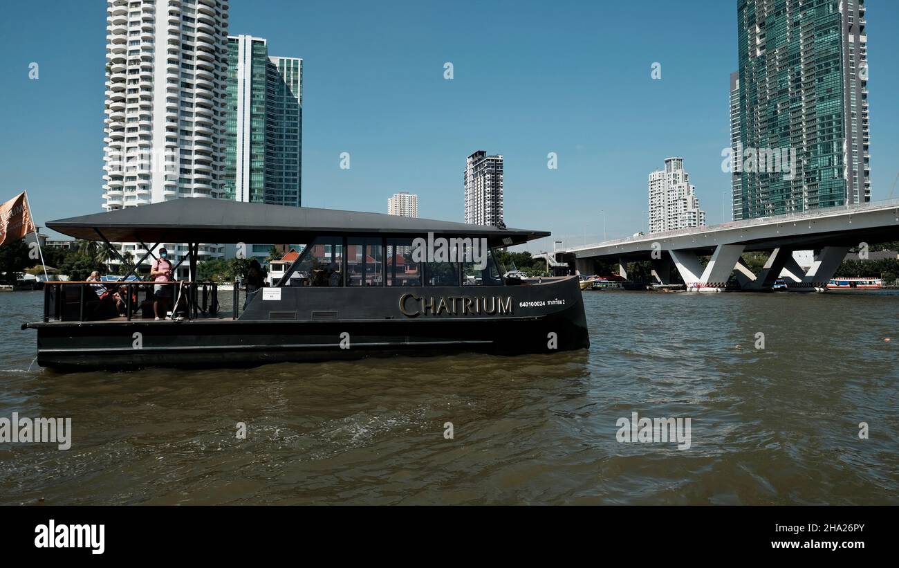 Chatrium Hotel Riverside Bangkok Shuttle Boat Chao Phraya River Bangkok ...